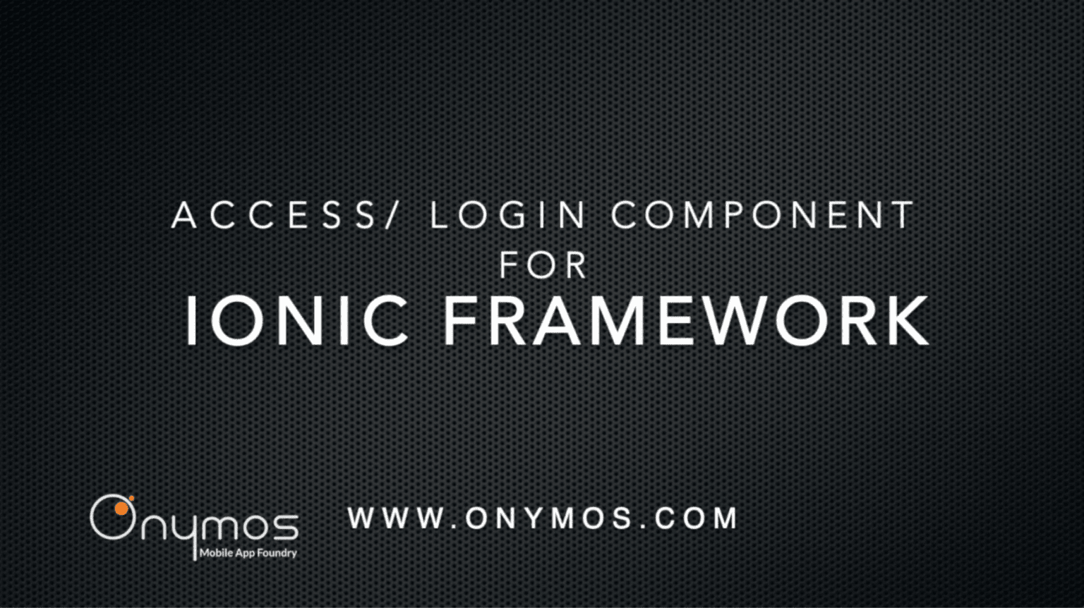 Adding Social Login to an App with Onymos and Ionic - Onymos