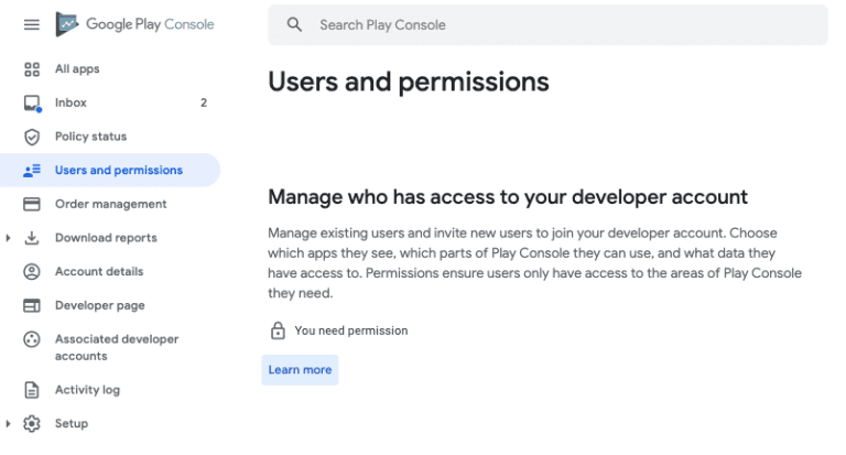 Create a Google Developer Account - Onymos